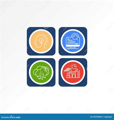 Unique Icon Sign Smart Data Computer Cloud Trend To Presentation