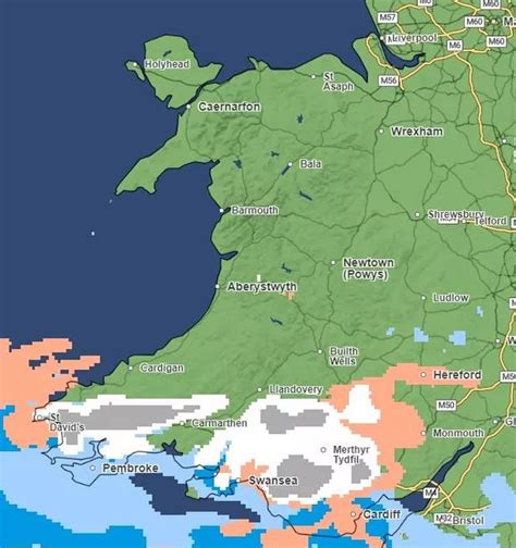 Weather Charts Show Exactly When And Where It Is Forecast Snow This