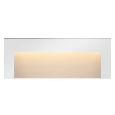 Taper 8 Inch Wide 12v Led Deck Sconce In Satin White By Hinkley