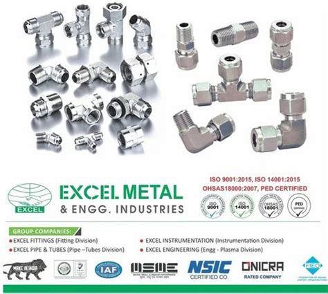 Instrumentation Fitting For Green Hydrogen Project Plants At ₹ 100 Piece Metal Fittings In