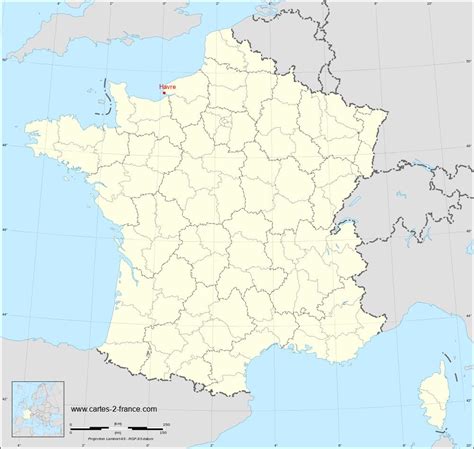 Carte De Havre Situation Géographique Et Population De Havre En 2025