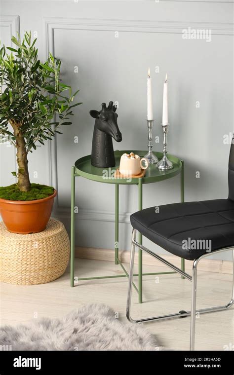 Stylish Room Interior With Modern Furniture Fancy Decor Elements And