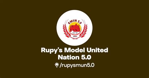 Rupys Model United Nation 50 Instagram Linktree