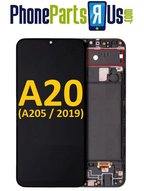 Samsung Galaxy A20 A205 2019 Tft Screen Assembly With Frame