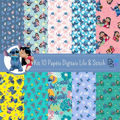 Kit Papel Digital Lillo Stitch Scrapbook No Elo7 Digital Store 1acfa1b