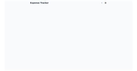 Expense Tracker V2 Free React Tailwind Component
