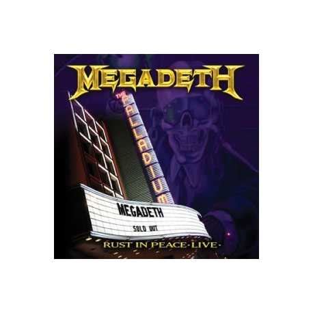 Megadeth Rust In Peace Live Posal Disc
