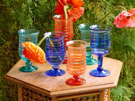 Coloured Glassware For Summer Sipping The English Home