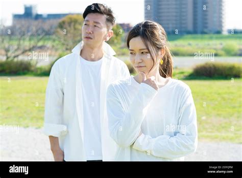 Wife Suspecting Her Husband And Husband Being Suspicious Of Her Image