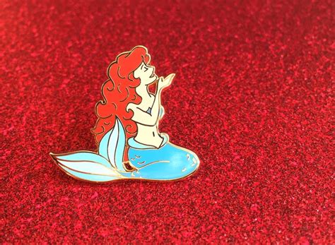 Blue Mermaid Pin Mermaid Pin Blue Mermaid Mermaid