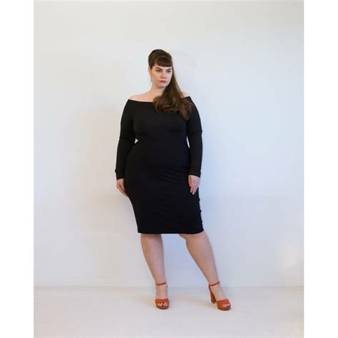 Black Plus Size Circle Skirt Dearcurves