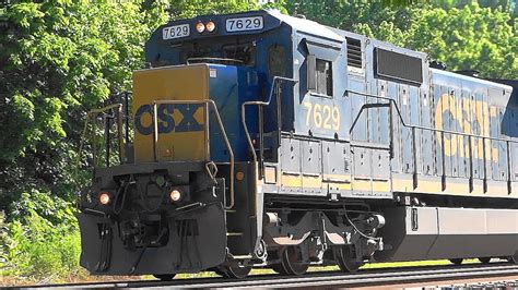 Csx Ge C40 8 Struggling Up Thru Shenandoah Junction Youtube
