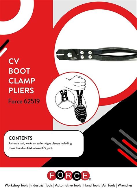 Mild Steel Force 62519 Cv Boot Clamp Plier Size 6inch Rs 120 Piece Id 25826447648