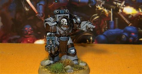 Cataphractii Terminator Sergeant From Carcharodon Astra Chapter