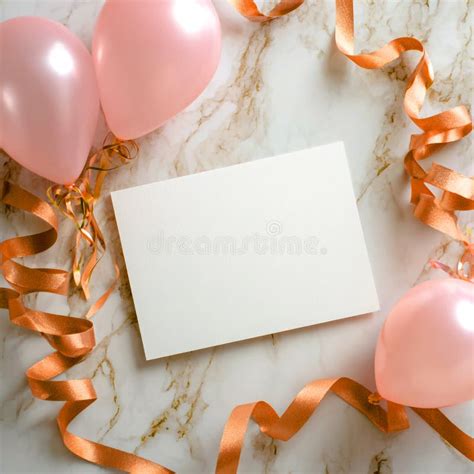 Rose Gold Invitation Template Empty