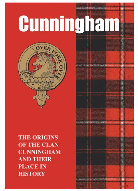 Cunningham Ancestry Scottish Clan History Booklet Scottish T