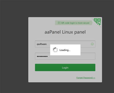 Password Reset Password Aapanel Free Hosting Control Panel One Click Lamp Lemp