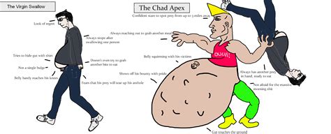 Chad Vs Virgin Meme Template At A Glance