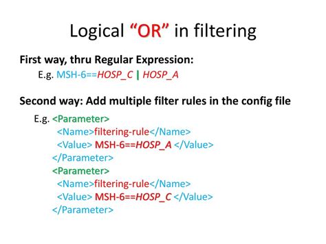 The Mighty Filter Introducing Filter Node Filtering Config Settings Ppt Download