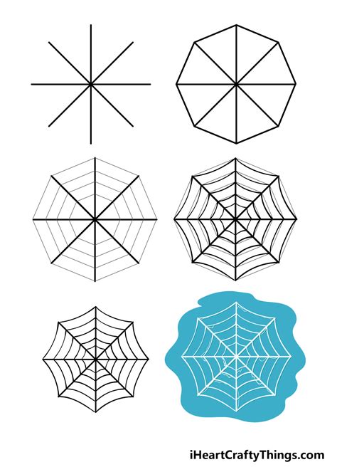 Easy Spider Web Drawings Quilting Spiders Pattern