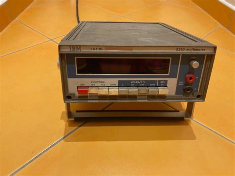 Ibm Multimeter Digitec Model 2210 Made In Usa Aukro