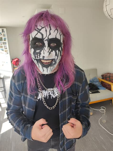 Whats Your Opinion On Our First Try At Corpse Paint Any Suggestions