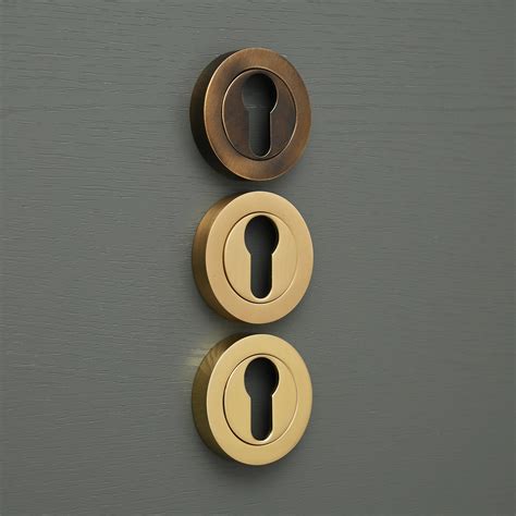 Luxe Knurled Round Solid Brass Door Knobs Yester Home