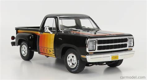 Autoworld Aw291 06 Scale 1 18 Dodge D150 Pick Up Utiline 1980 Black