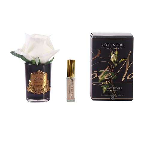 Cote Noire Perfumed Natural Touch Rose Bud Black Ivory White Gmr