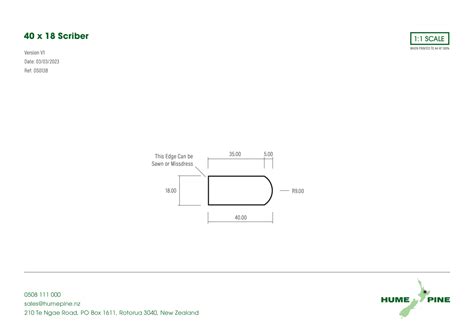 Scriber Hume Pine Nz