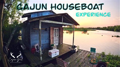 Cajun Houseboat Experience Camp Tour Crabbing Foraging Catch And Cook Youtube