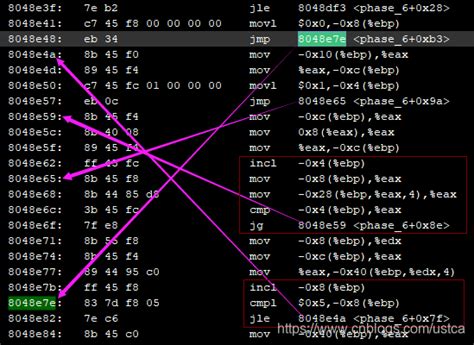 Csapp Lab2 反汇编 二进制炸弹ustca的博客 Csdn博客 Csapp Lab2 反汇编 二进制炸弹ustca的博客 Csdn博客