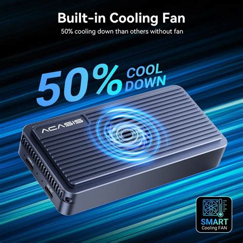 Acasis Usb 32 20gbps Dual Disk M2 Nvme Hard Disk Array Case