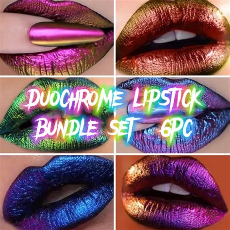 Duochrome Lipstick Bundle 6pc Chaotic Cosmetics