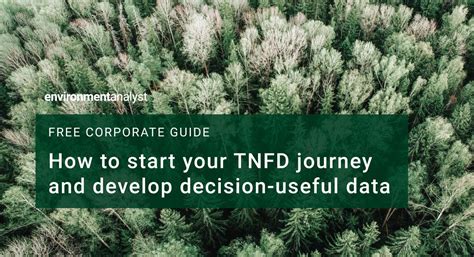 Tnfd Nature Biodiversity Environment Analyst