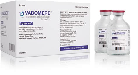Meropenem Vaborbactam Vabomere