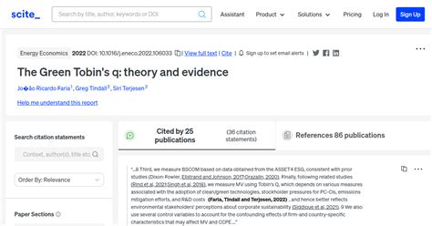 The Green Tobins Q Theory And Evidence