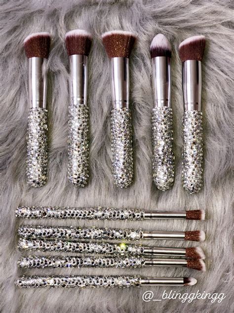Bling Makeup Brushes Etsy