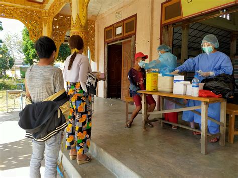 ကြံခင်းမြို့တွင် အသက်၁၈နှစ်နှင့်အထက် ပြည်သူ ၂၄၄ဦးအား ဒုတိယအကြိမ