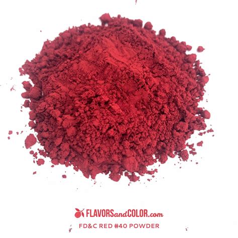 Fdandc Red 40 Powder Flavors And Color