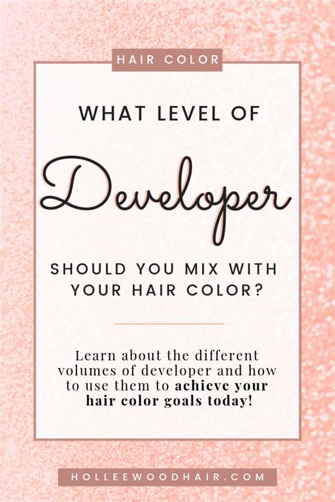 The Different Volumes Of Developer Which One You Should Use