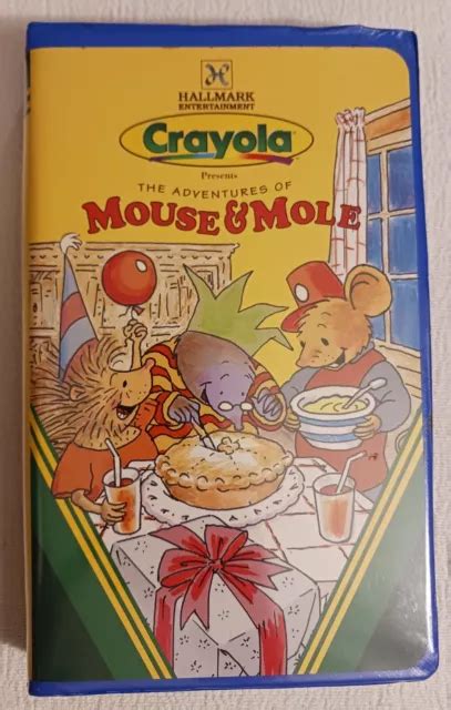 Crayola Presents The Adventures Of Mouse And Mole Vhs Hallmark