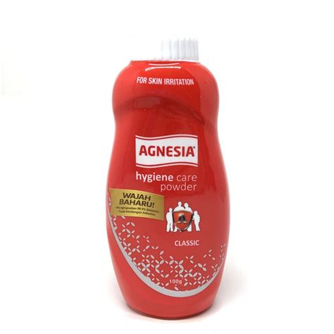 Agnesia Antibacterial Powder Classic 100g Shopee Malaysia