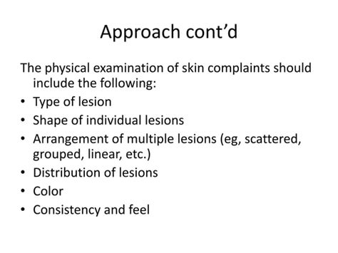 Dermatology Lecture Notes Pptx Skin And Dermatology Diseases And