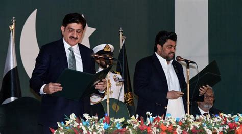 نومنتخب وزیراعلیٰ سندھ مراد علی شاہ نے عہدےکا حلف اٹھالیا