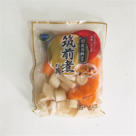 Boiled Chikuzenni Ingredients From 清水物産 Vegan Product Reviews
