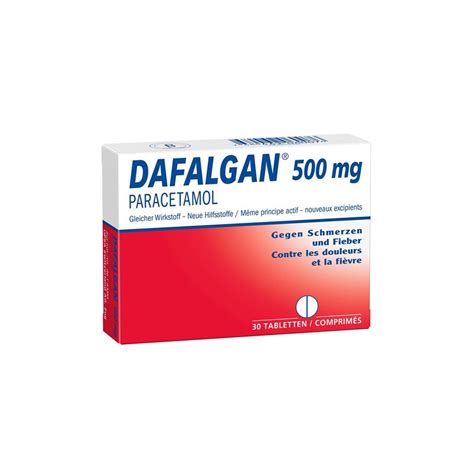 Dafalgan Tabl 500 Mg Blist 30 Stk