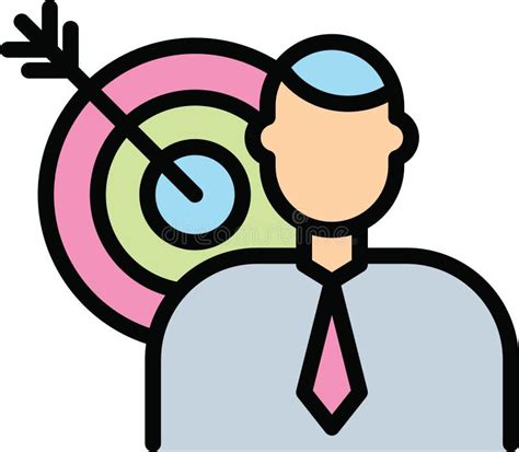 Purple Core Values Icon Set In One Color On White Background Stock