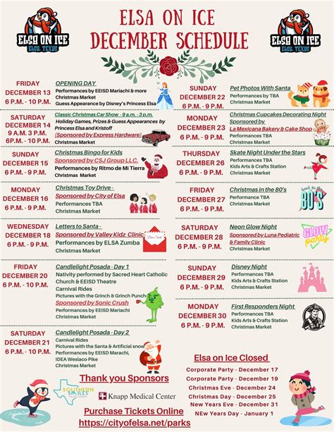 ️ The Countdown Is On Elsa On Ice City Of Elsa Texas Facebook