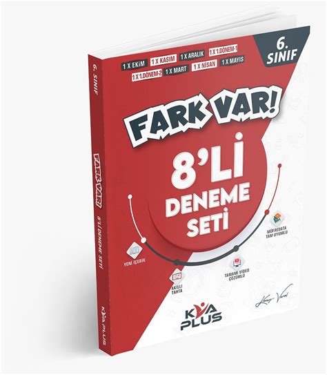 6 Sinif TÜm Dersler 8lİ Deneme Setİ Kva Yayınları